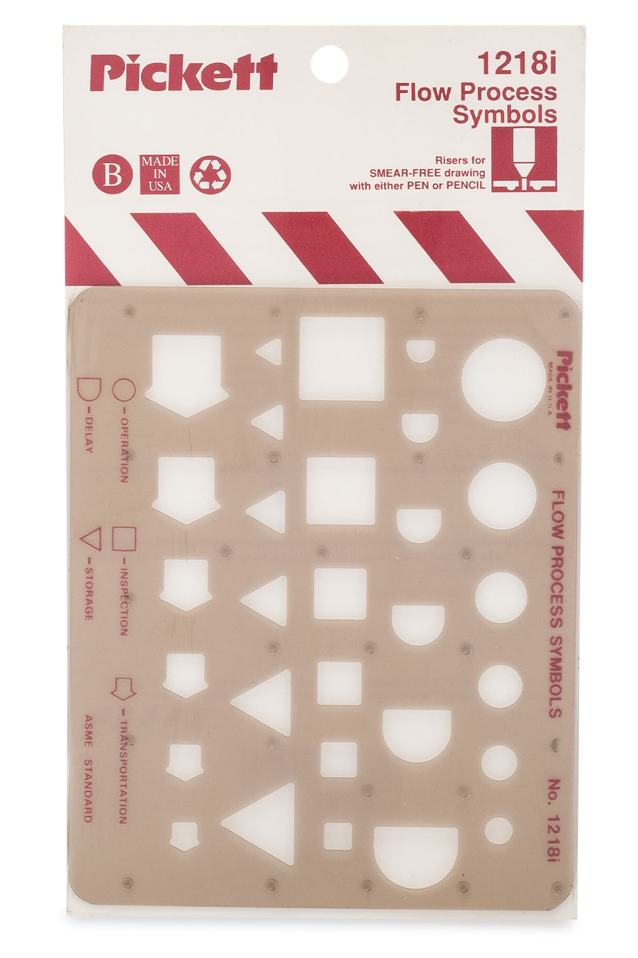 Pickett Flow Process Symbols Template - Walmart.com
