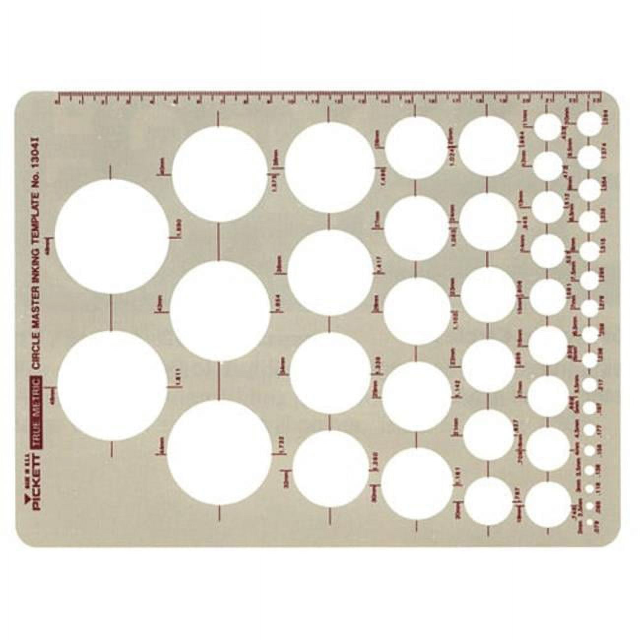 Pickett Metric Circle Master Template - Walmart.com