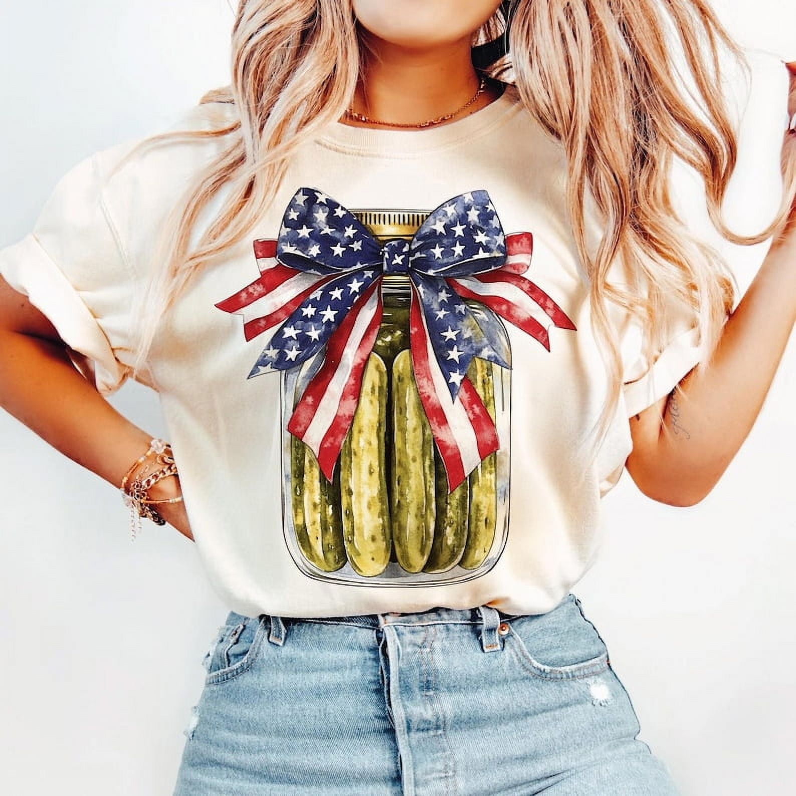 Pickle 4th Of July, American Flag, Pickle Lover, Independence Day, Pickle Jar - Walmart.com