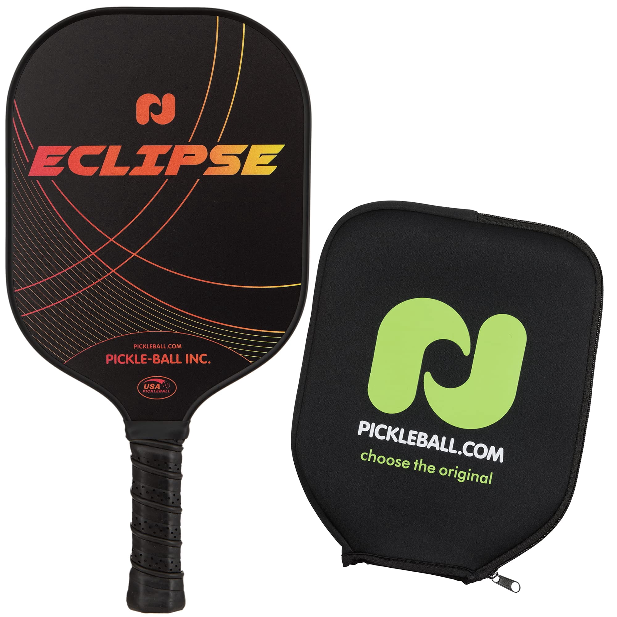 Pickle-Ball Eclipse Graphite Pickleball Paddle - Red/Yellow| Polymer ...