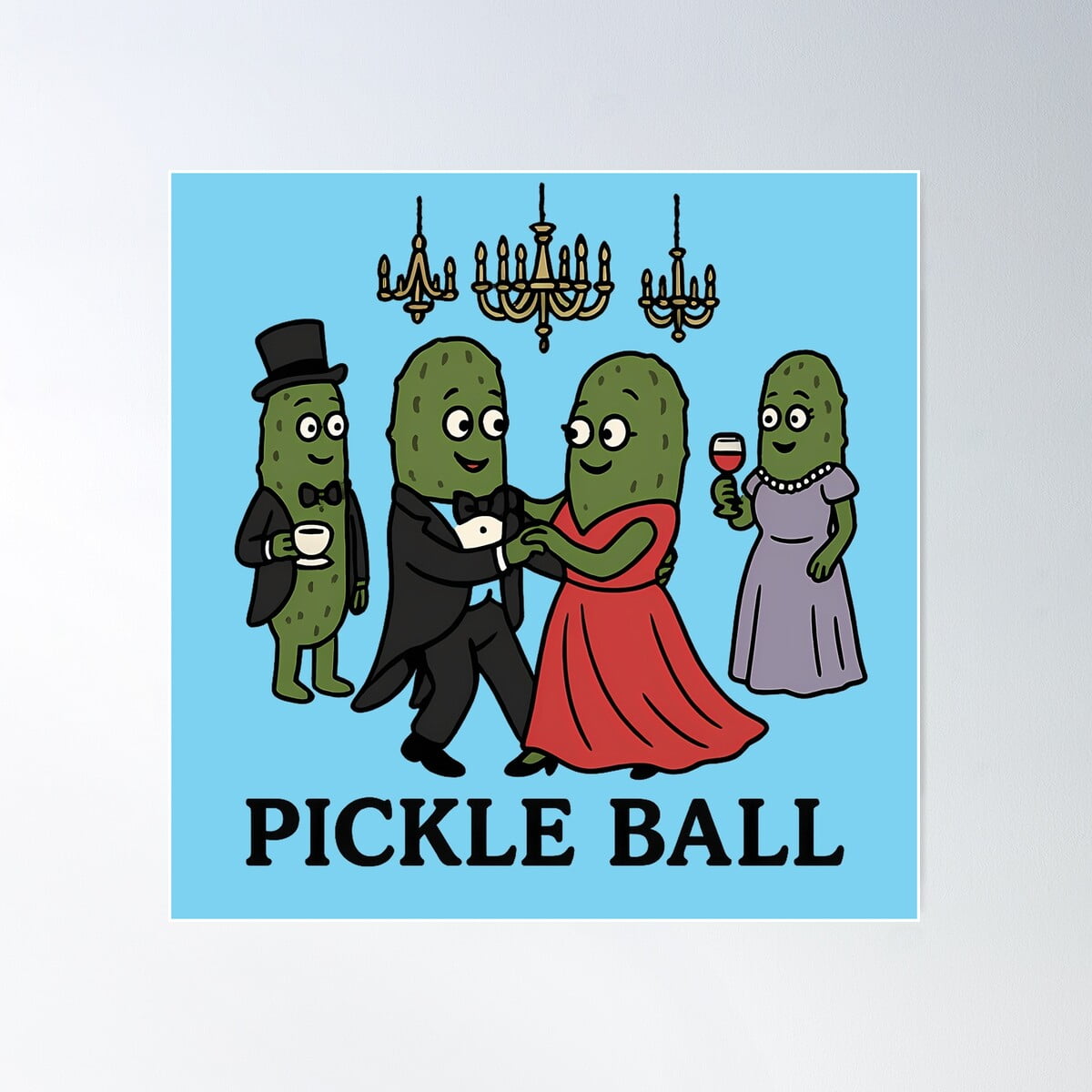 Pickle Ball: Formal Ferments And The Brined Elite Poster Wall Art ...