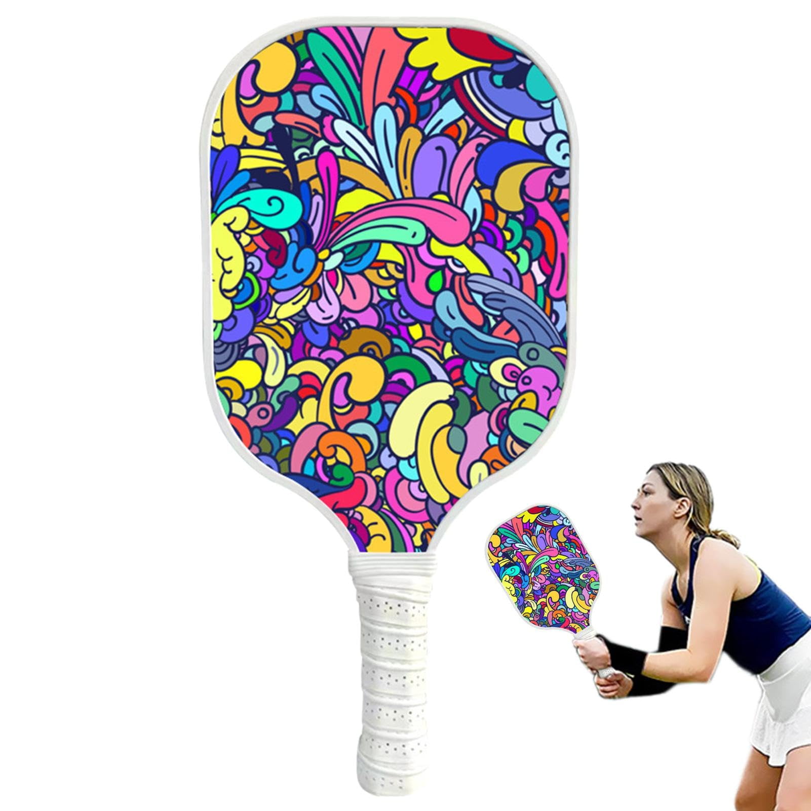 Pickle Ball Paddle Single - Beach Paddle Ball Rackets | Fiberglass ...