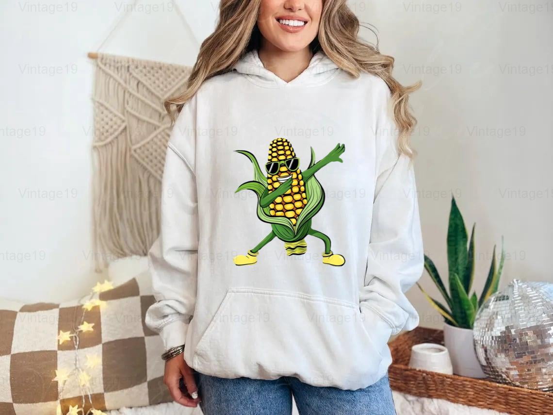 Pickle Dab Hoodie with Funny Dancing Cucumber and Shades, for men ...