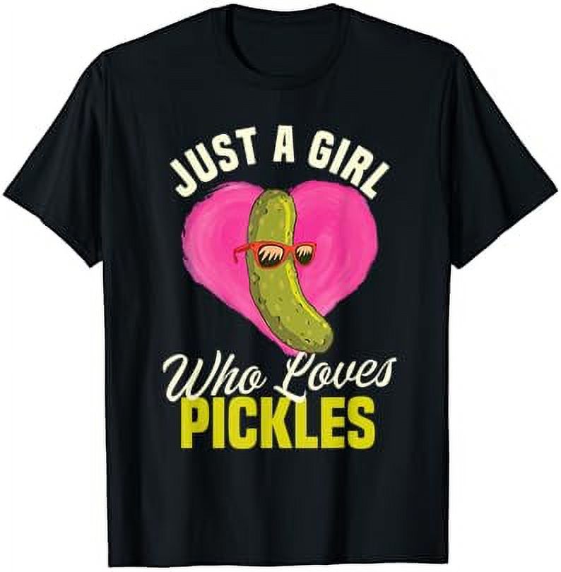 Pickle For Women Girls Pickles Dill Pickle Cucumber T-Shirt - Walmart.com