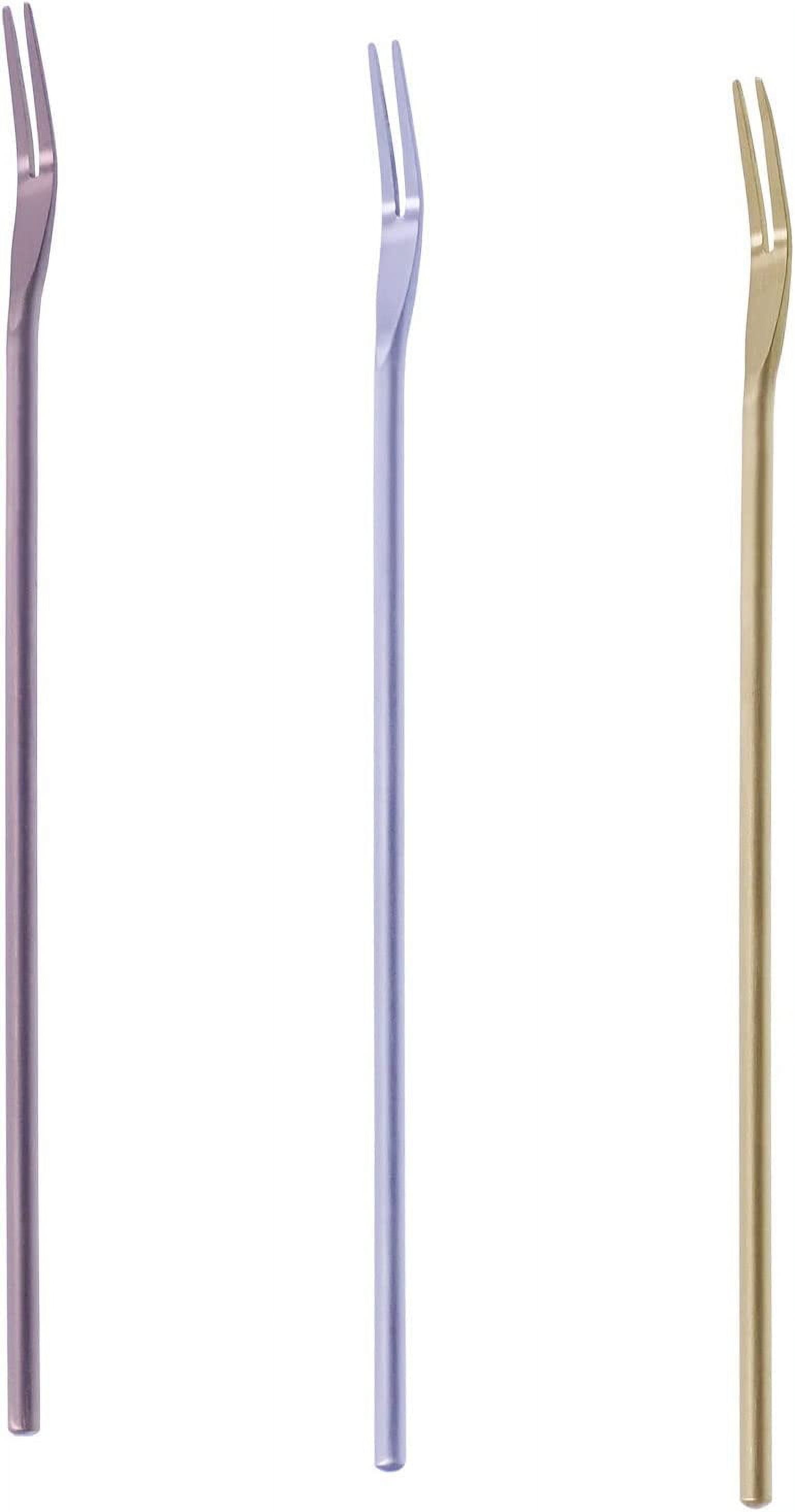 Pickle Fork, 304 Stainless Steel Appetizer Forks, 8.58" Fruit Fork ...