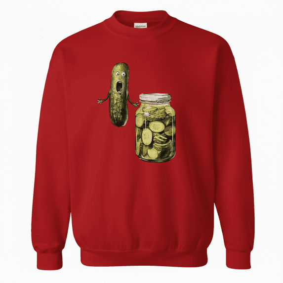 Pickle Fun Food Lover Quirky Trendy Humor Quote Cartoon Design ...