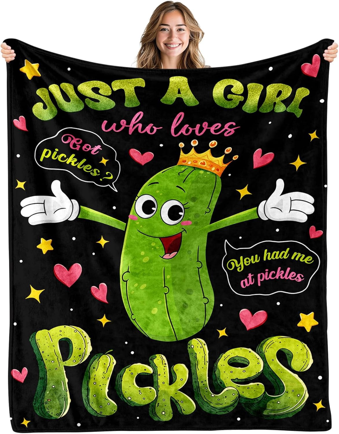 Pickle Gifts, Pickle Blanket, Pickle Gifts for Pickle Lovers, Funny ...