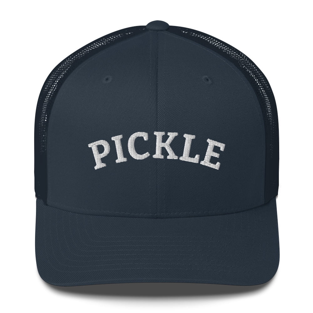 Pickle Hat - Pickleball Trucker Cap (Navy) - Walmart.com