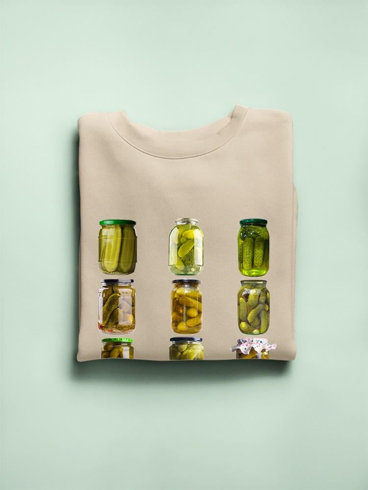 Pickle Jars Sweatshirt Men's -SmartPrintsInk Designs - Walmart.com