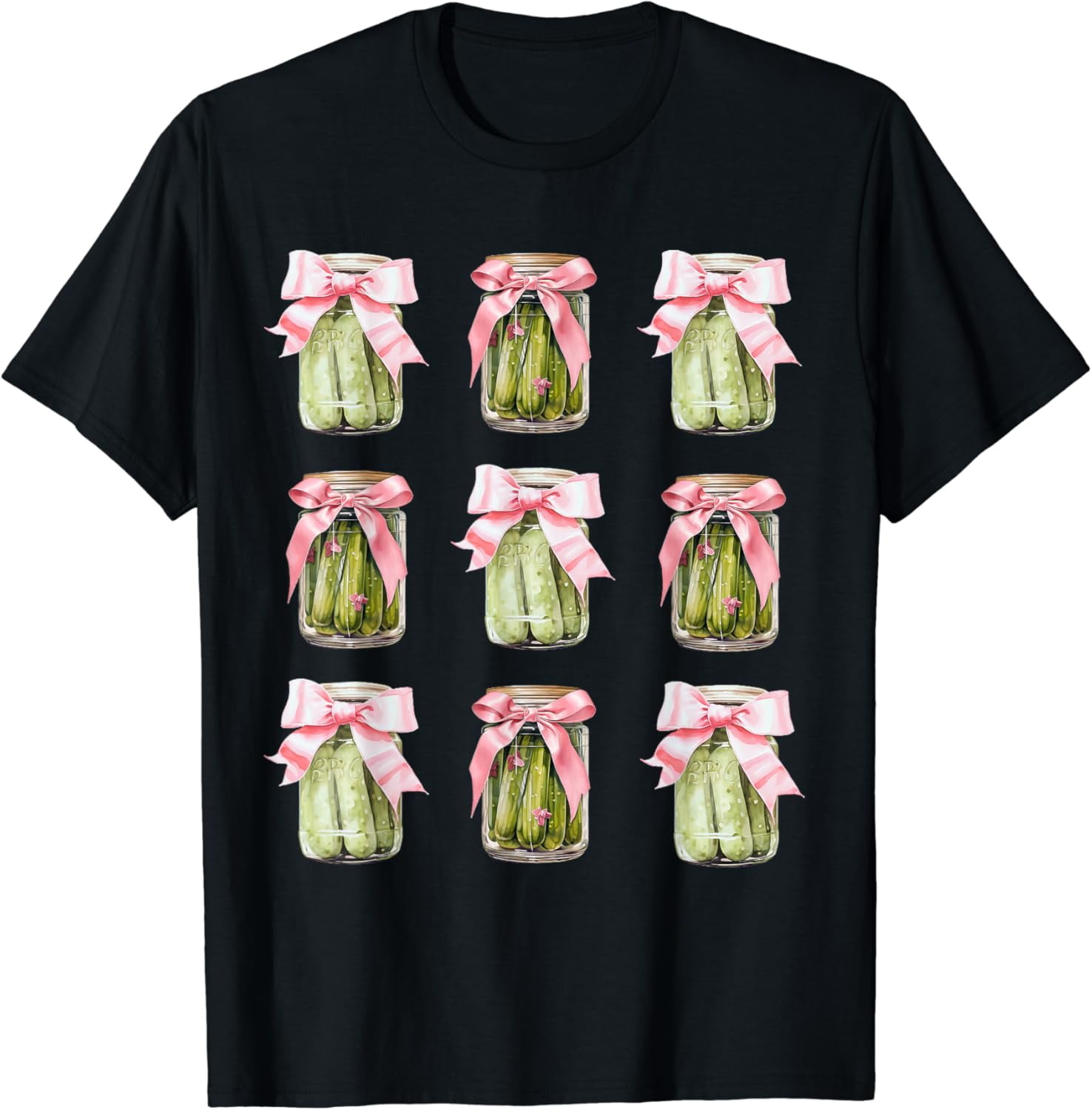 Pickle Lover Tees NYC, Pickle Jar Women Coquette Bow Pickle Party ...