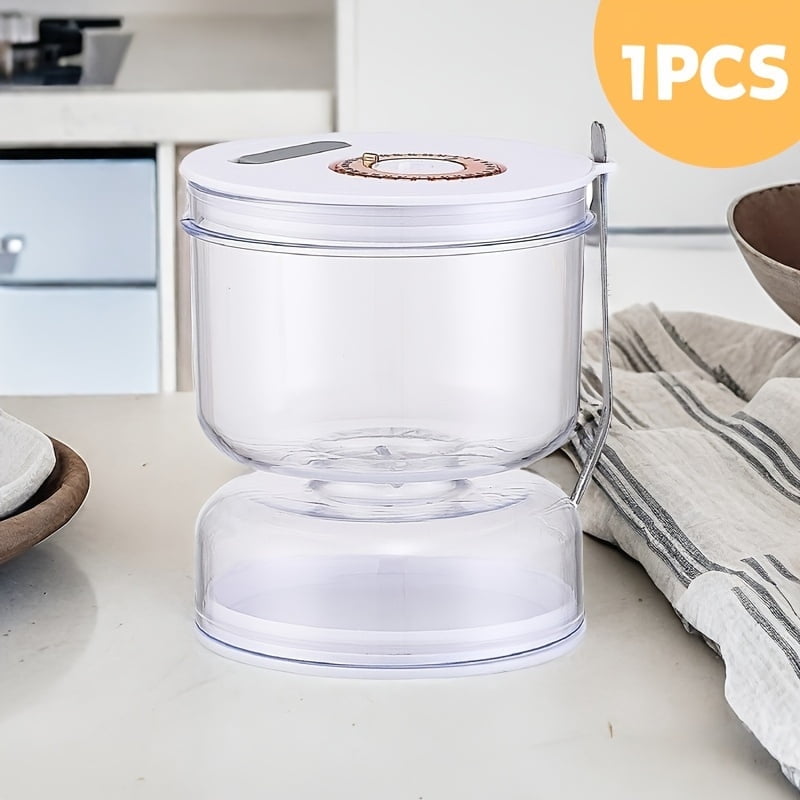Pickle and Olives Jar Container with Strainer, Upgraded ABS Lid ...