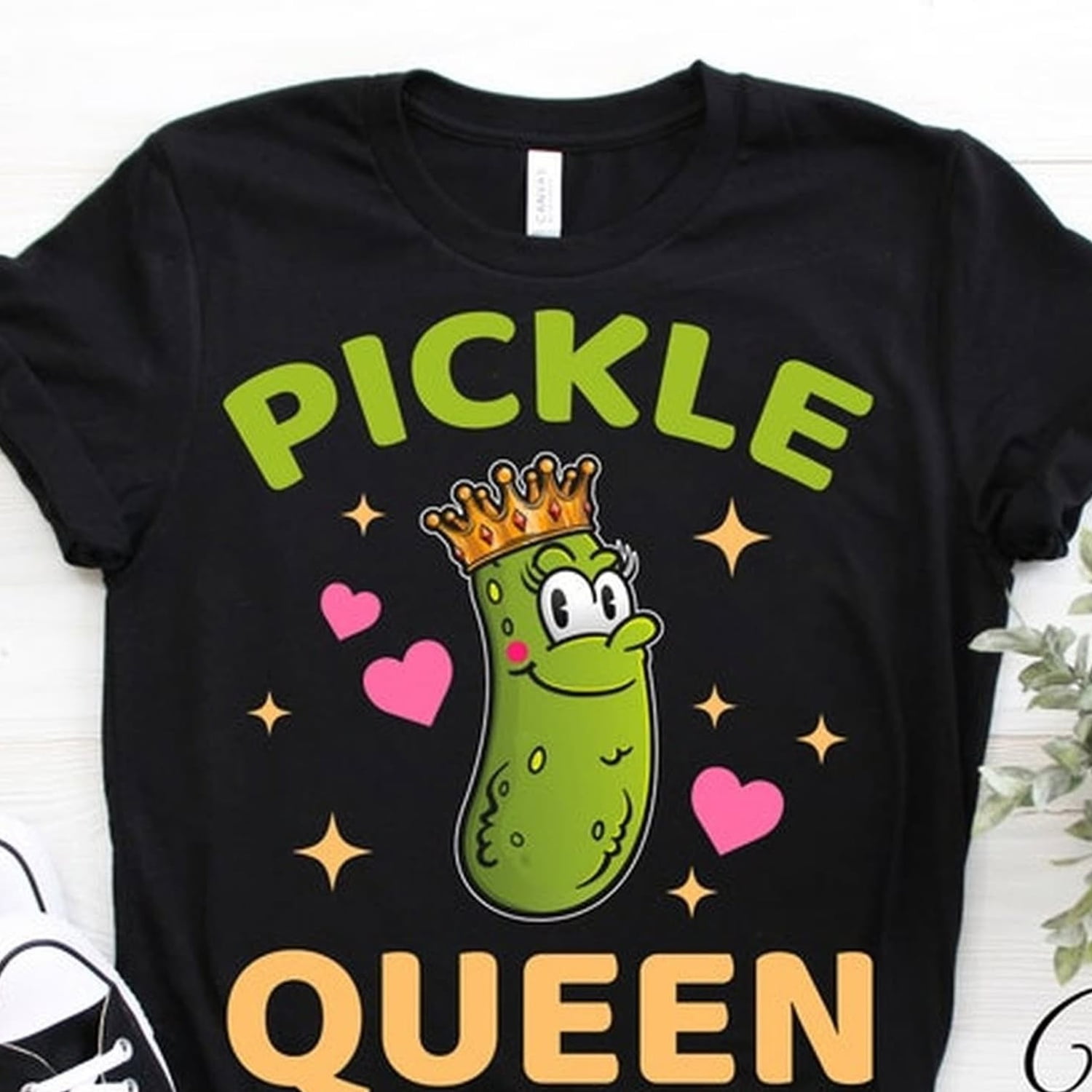 Pickle Queen Funny Pickleover T-S1Hirt, Fun Love CuC1umber Gift, Gis ...