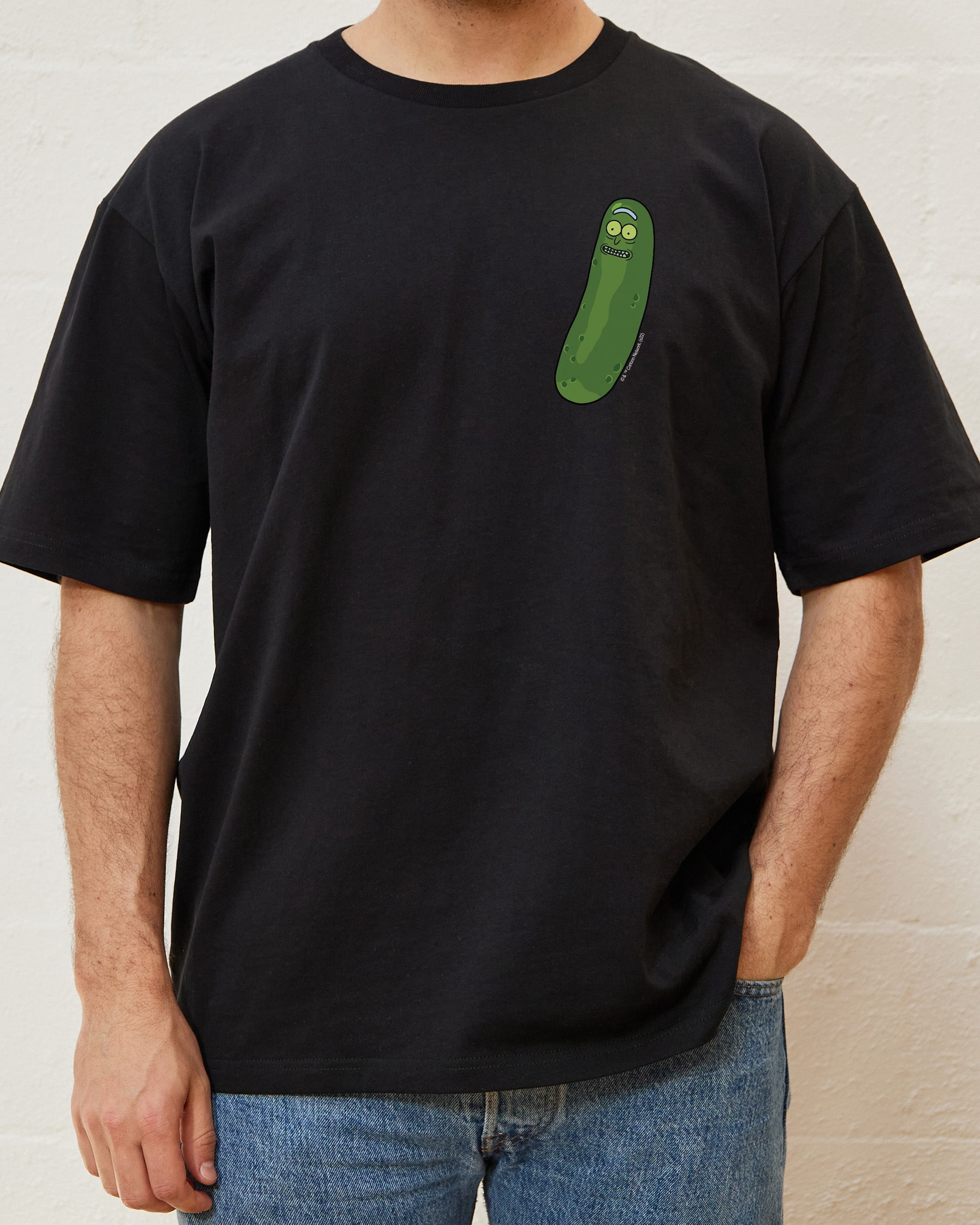 Pickle Rick Mini Print Tee - Walmart.com