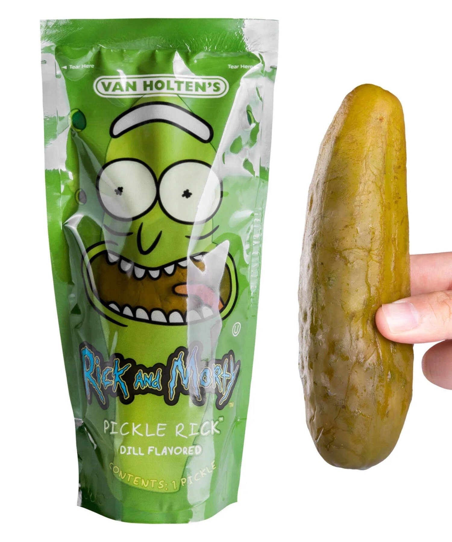 Van Holten's Rick & Morty Pickle Rick Dill Flavor - Walmart.com