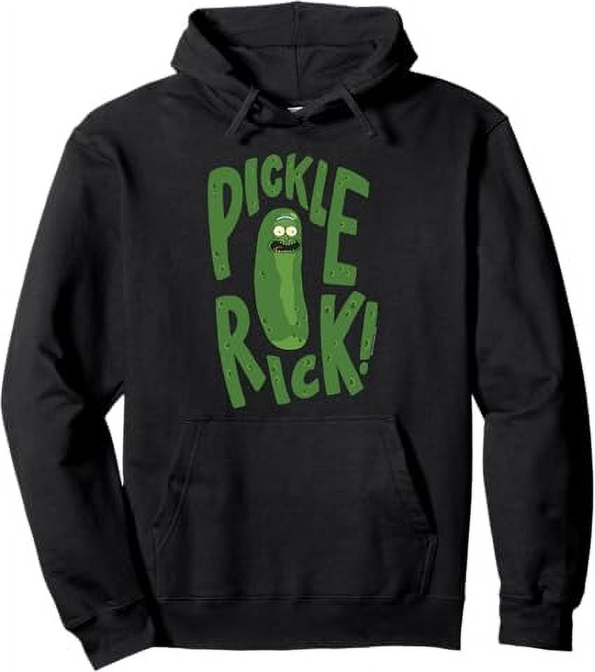 Pickle Rick Warts Pullover Hoodie - Walmart.com