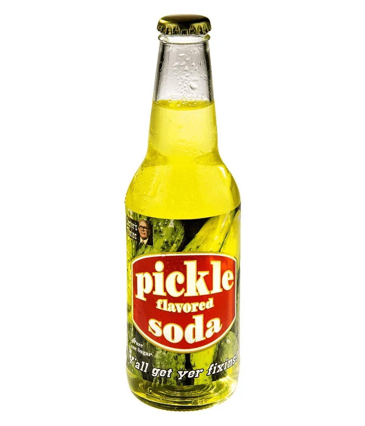 Pickle Soda Pop A carbonated soft drink with a sweet pickle taste. - Walmart.com