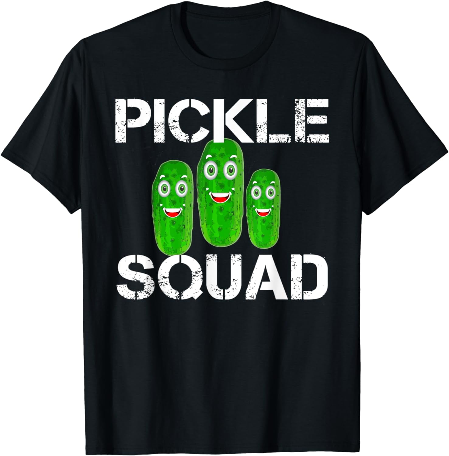Pickle Squad Funny Pickle Team Cucumber T-Shirt - Walmart.com