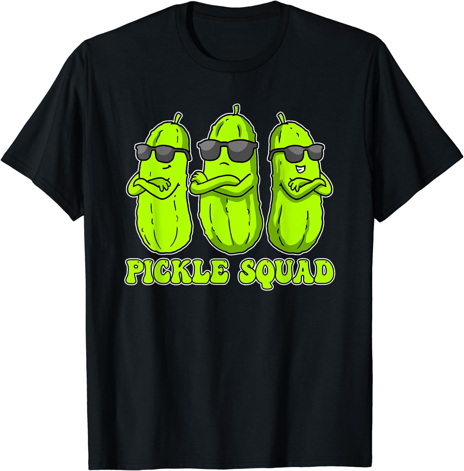 Pickle Squad T-Shirt Black - Walmart.com