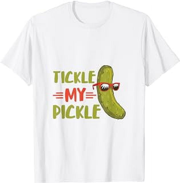 Pickle Tickle My Funny Pickle Sunglass Cucumber Pickle Food T-Shirt ...