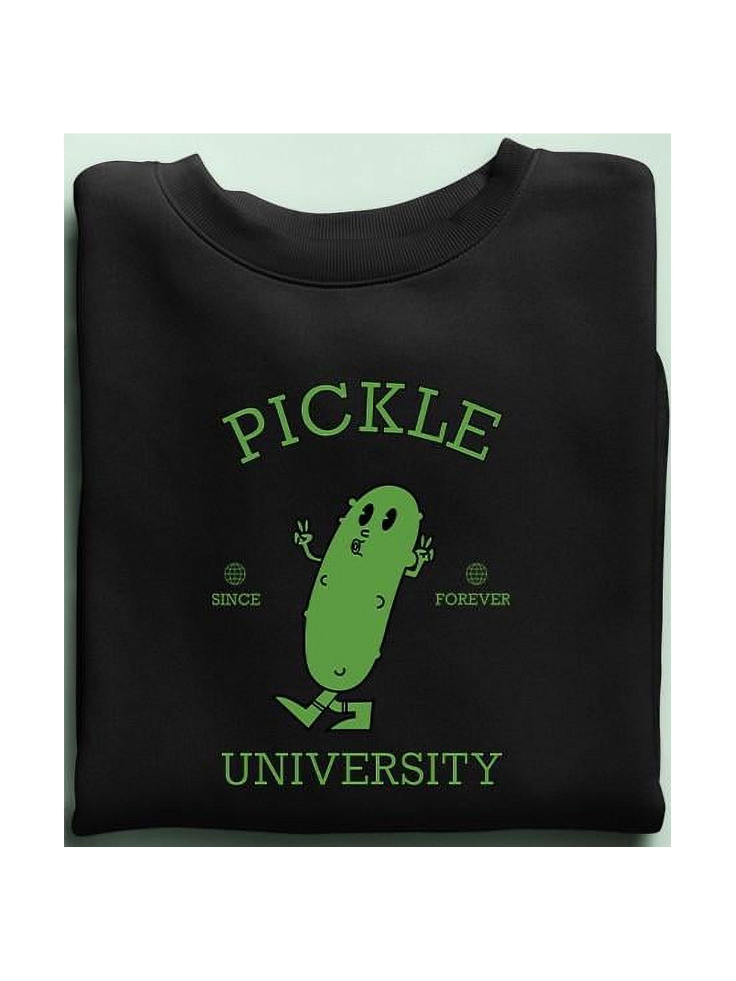 Pickle University Sweatshirt Men's -SmartPrintsInk Designs - Walmart.com