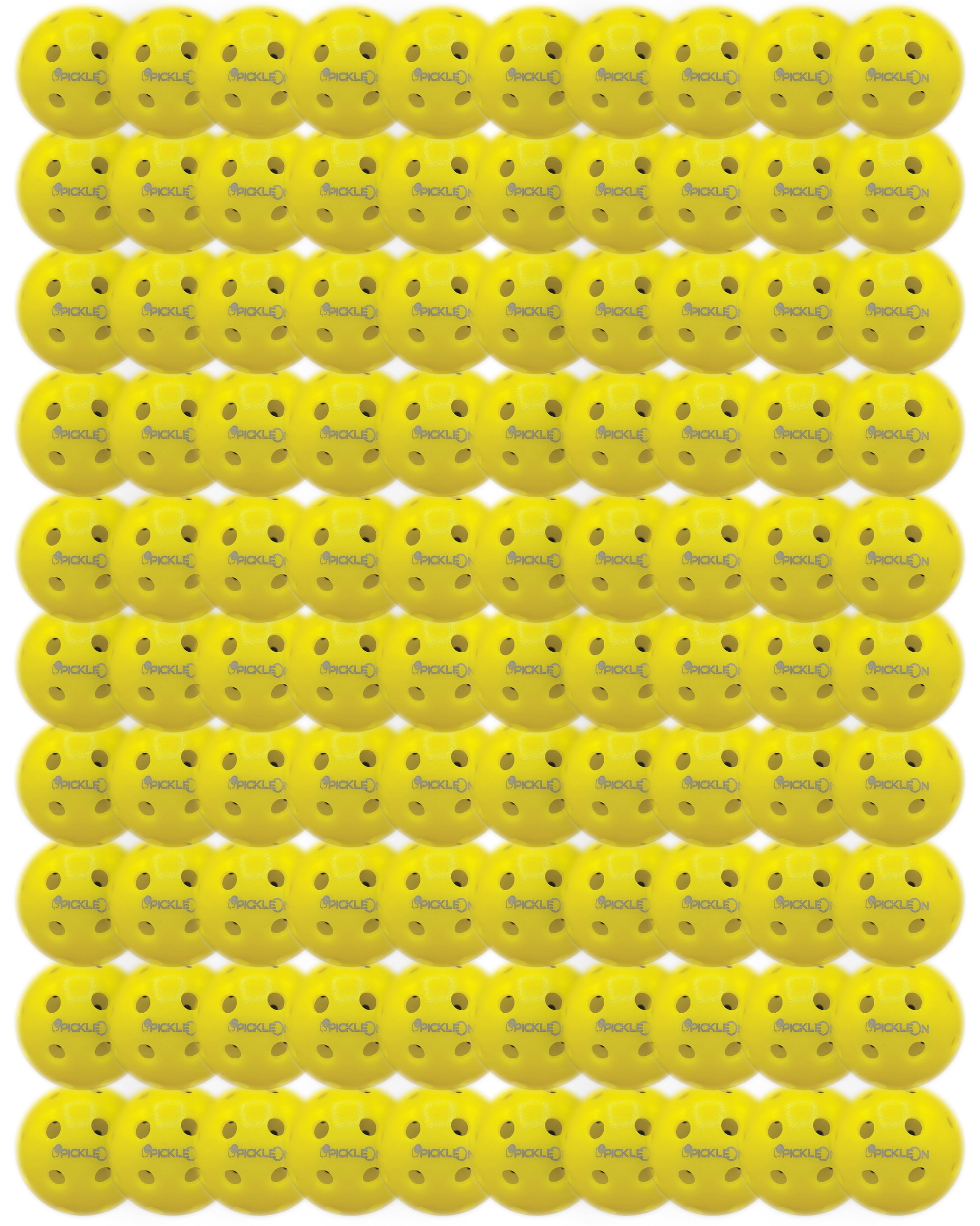 PickleOn - Neon Yellow - Outdoor Pickleball Balls - 40 holes - USAPA ...