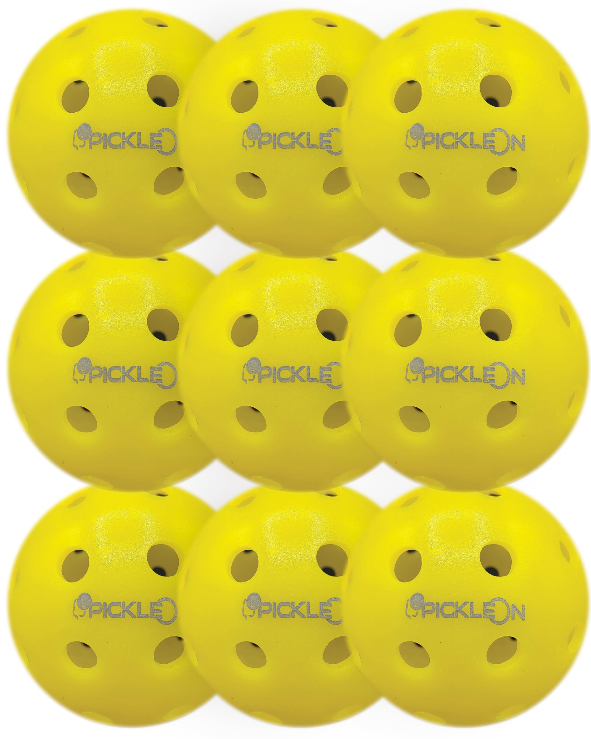 PickleOn - Neon Yellow - Outdoor Pickleball Balls - 40 holes - USAPA ...