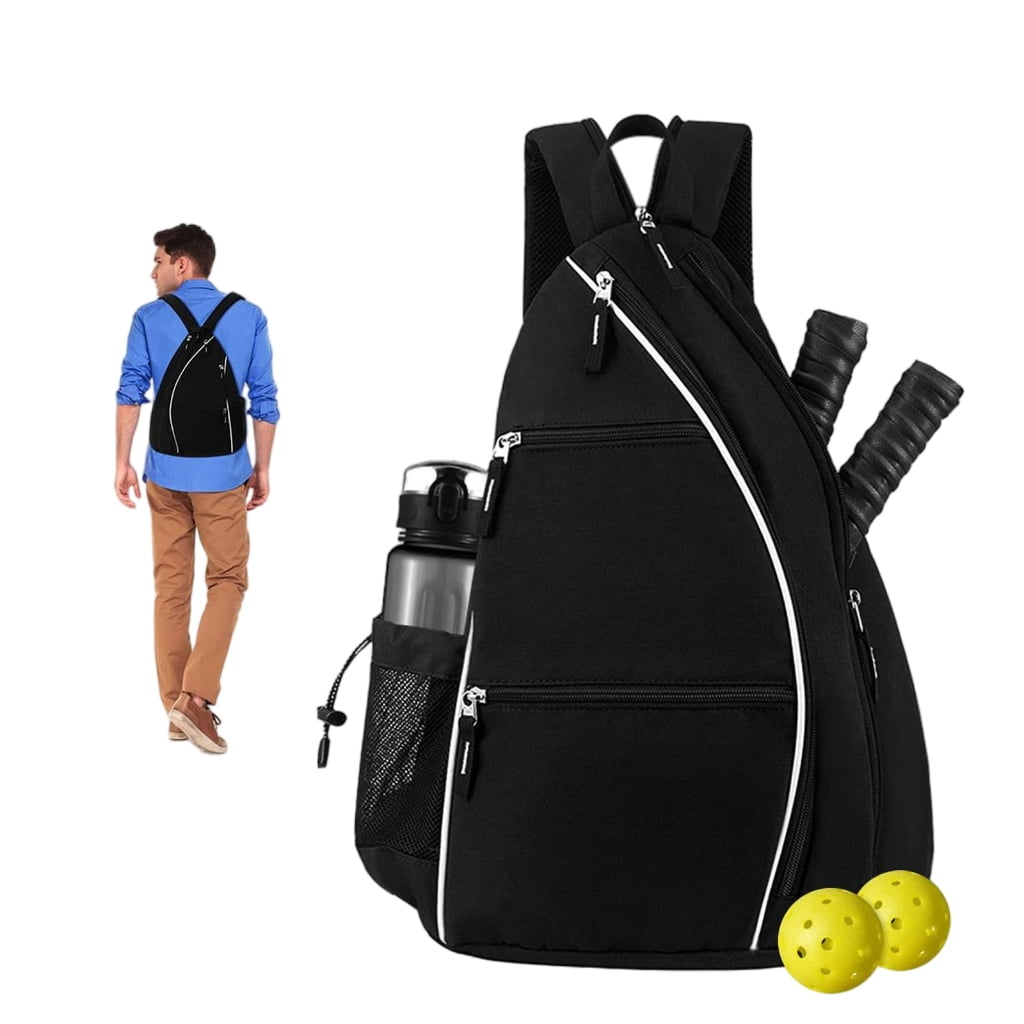 Pickleball Backpack Carrying Bag Pickleball Slings Bag with Water ...