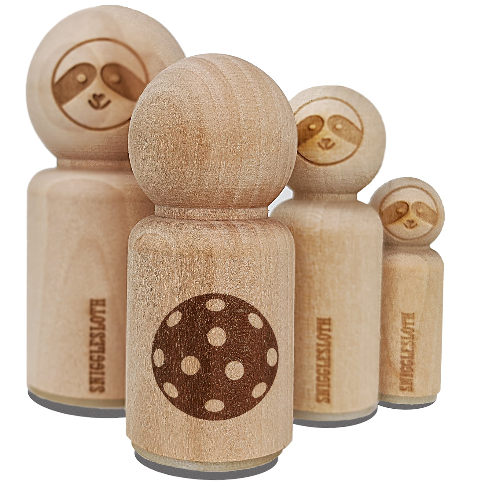 Pickleball Ball Holes Rubber Stamp for Scrapbooking Crafting Stamping ...