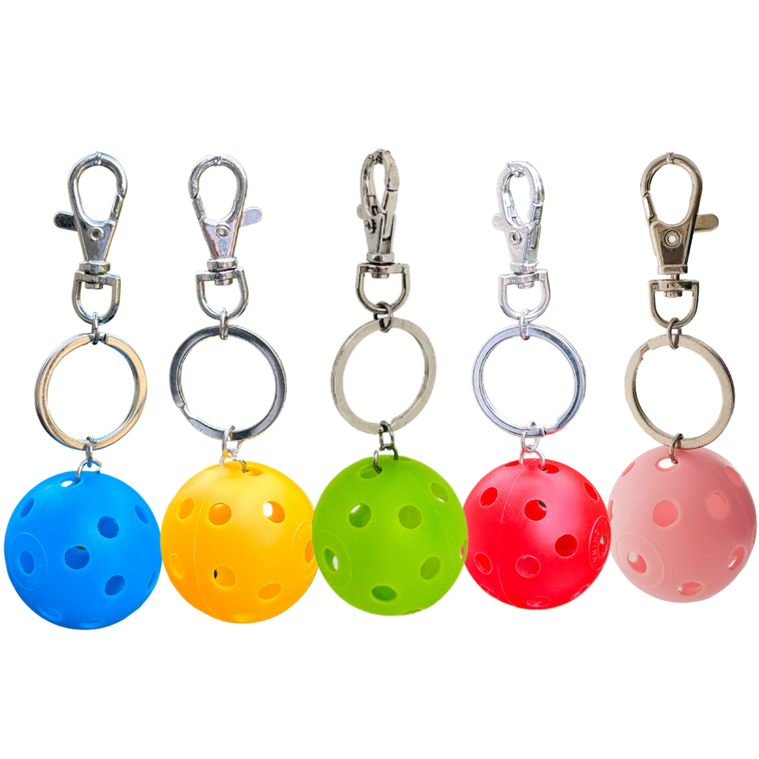 Pickleball Ball Zipper Pull Keychain: 4 colors - Walmart.com
