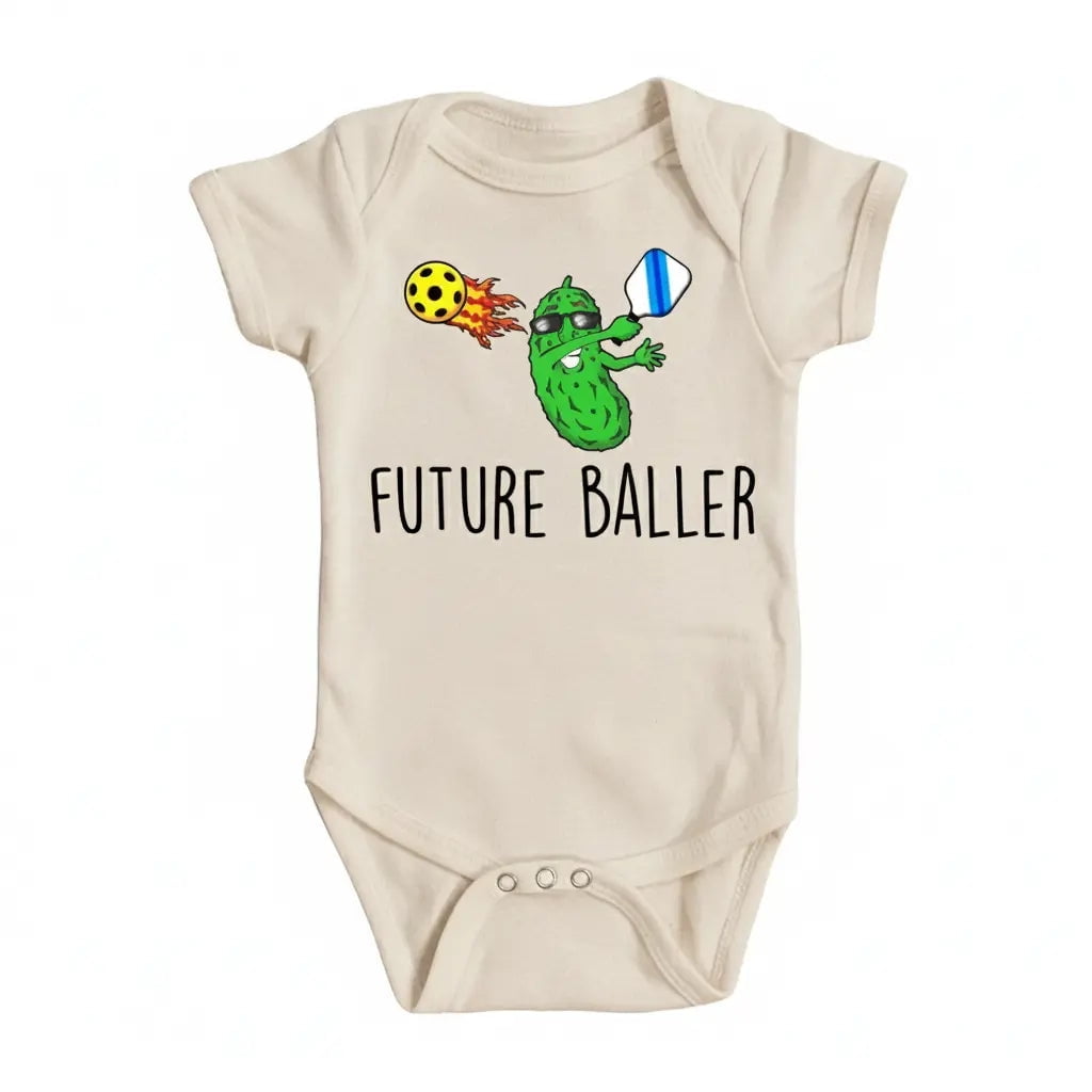 Pickleball Baller Newborn Gift Baby Bodysuit - Walmart.com