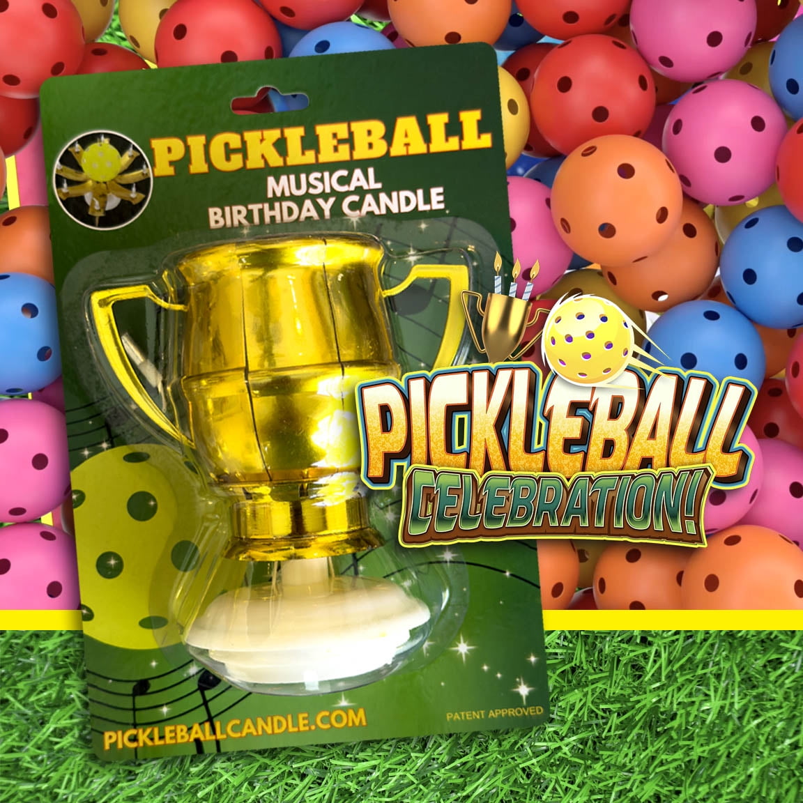 Pickleball Birthday Candle - Walmart.com
