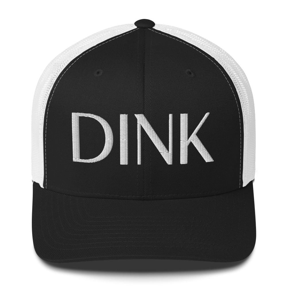 Pickleball Dink Hat - Florensans Trucker Cap (Black/ White) - Walmart.com