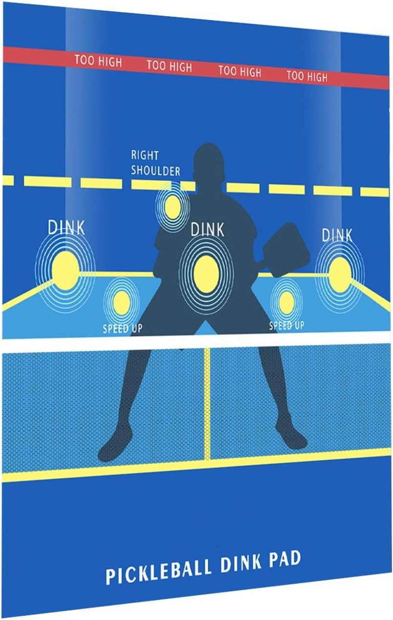 Pickleball Dink Pad Pickleball Training Pad Wall Practice Rebounder Aid ...