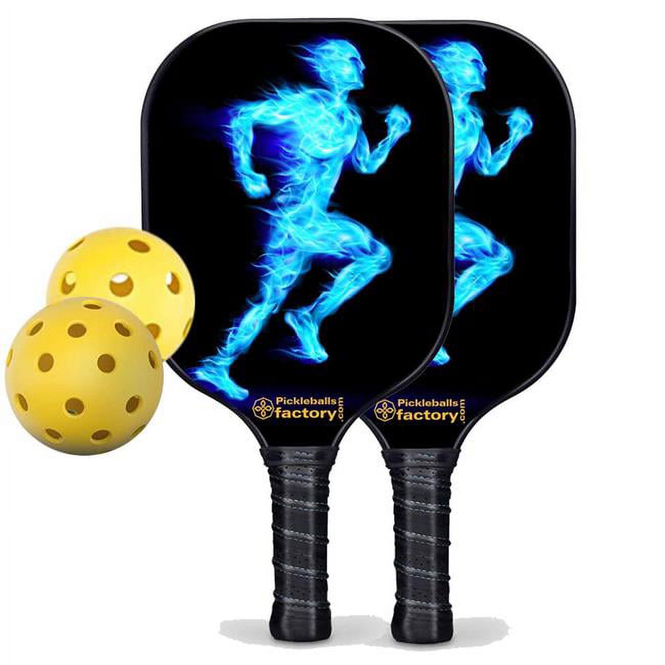 Pickleball Factory Best Pickleball Set - Blue Fires Custom Pickleball ...