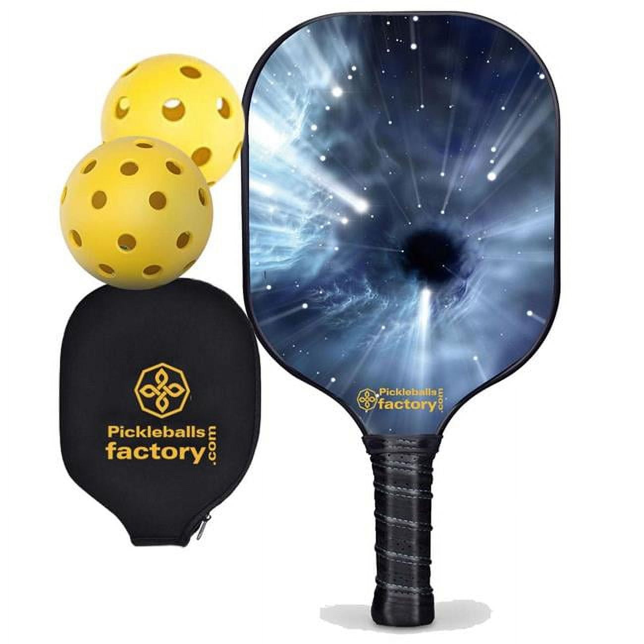 Pickleball Factory Custom Pickleball Paddle - Black Hole Pickle Paddle ...