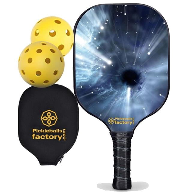 Pickleball Factory PB00027-10-G Custom Pickleball Paddle - Black Hole ...