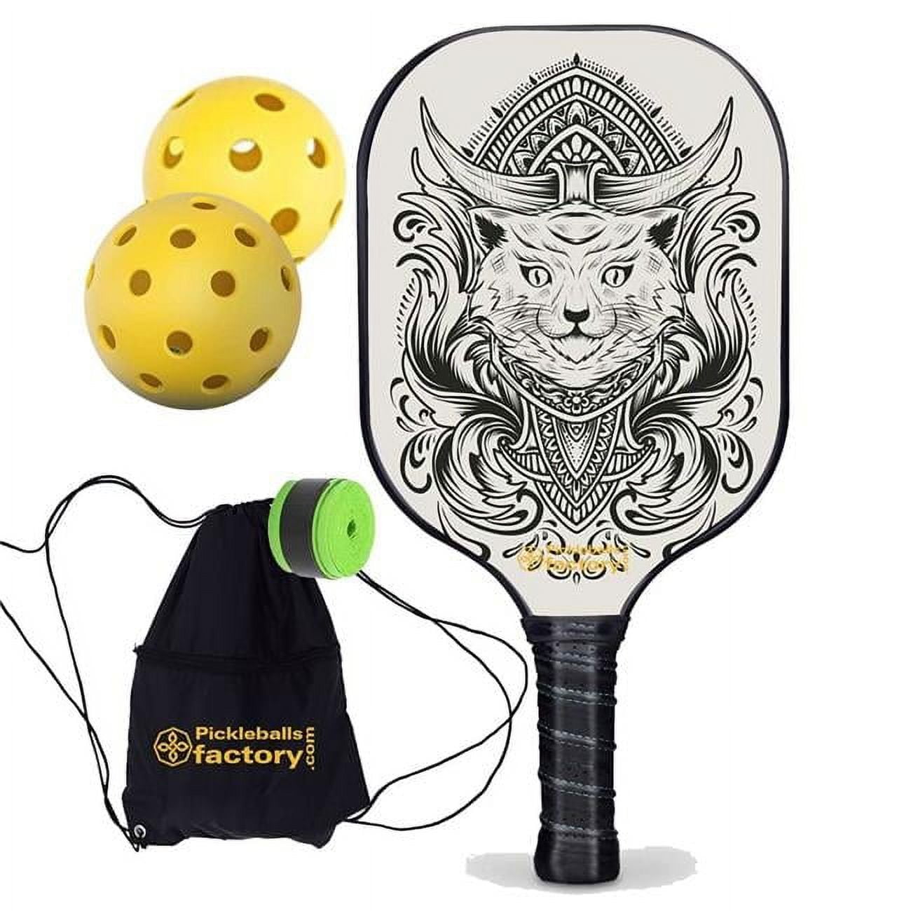 Pickleball Factory PB0003-12-G Pickleball Rackets - Egyptian Cat Level ...