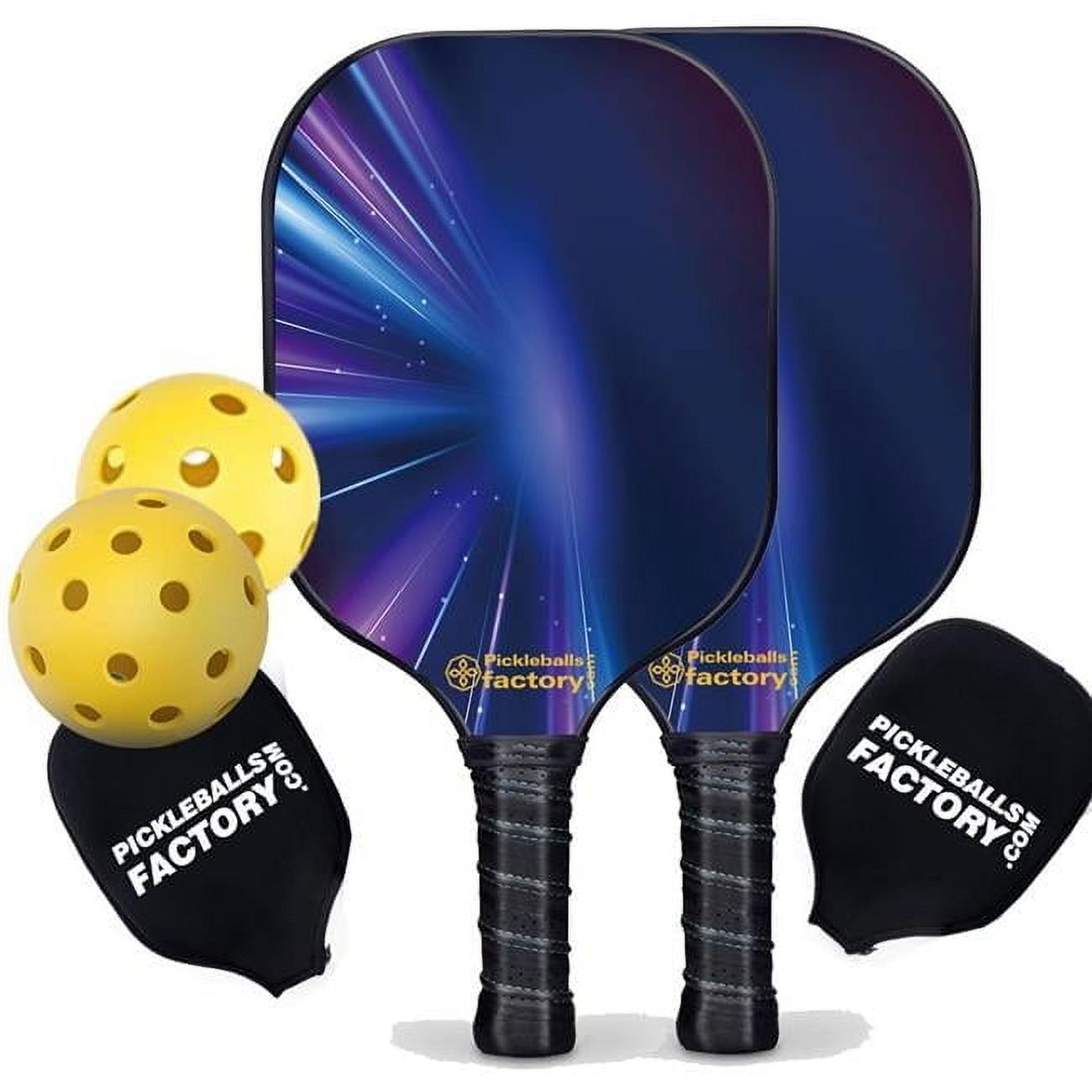 Pickleball Factory PB00040-3-C Pickleball Starter Set - Beam of Lights ...