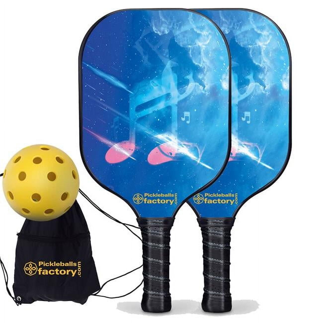 Pickleball Factory PB00051-1-C Pickleball Set - Musical Note Pickleball ...