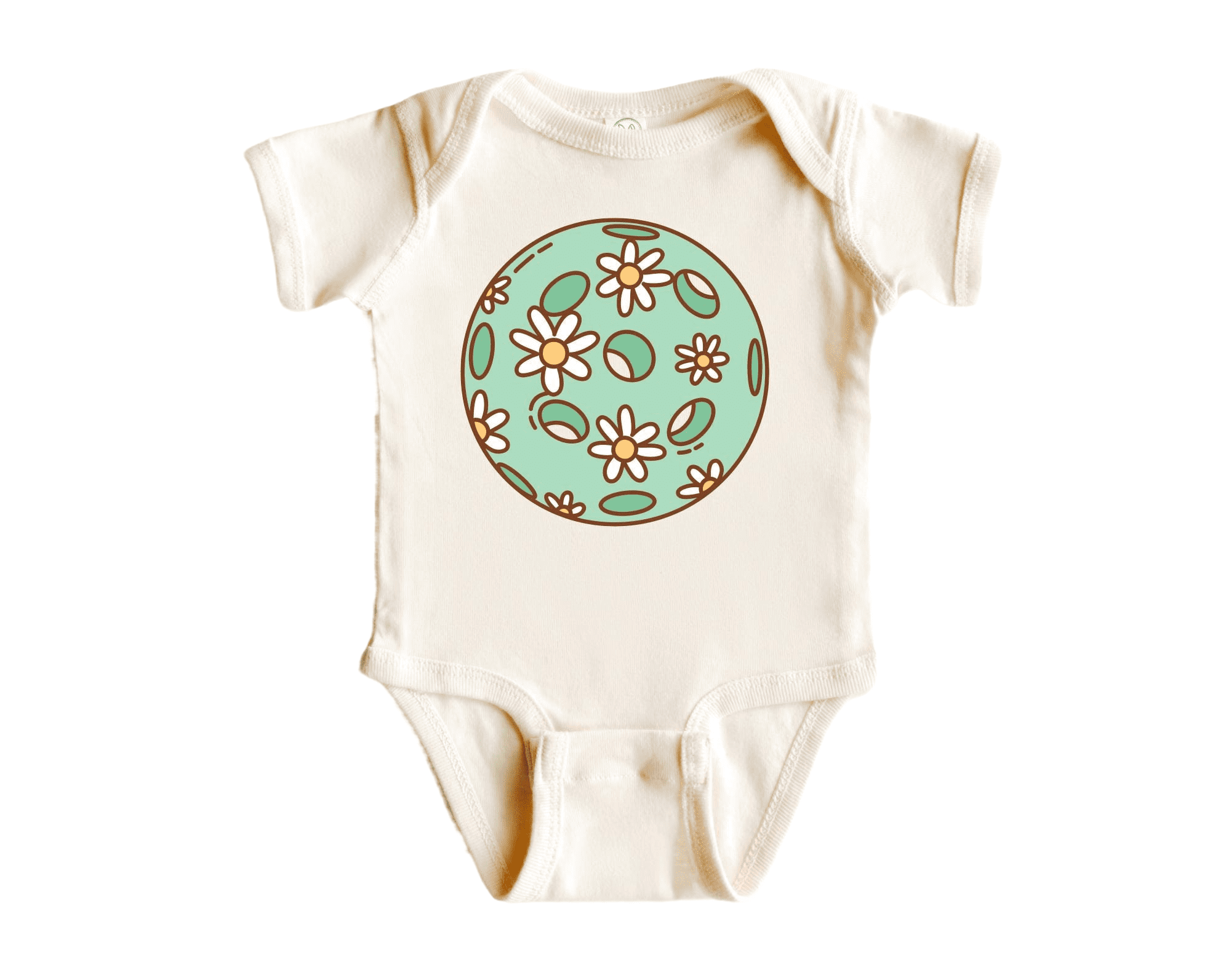 Pickleball Floral Ball - Baby Boy Girl Clothes Infant Bodysuit Funny ...