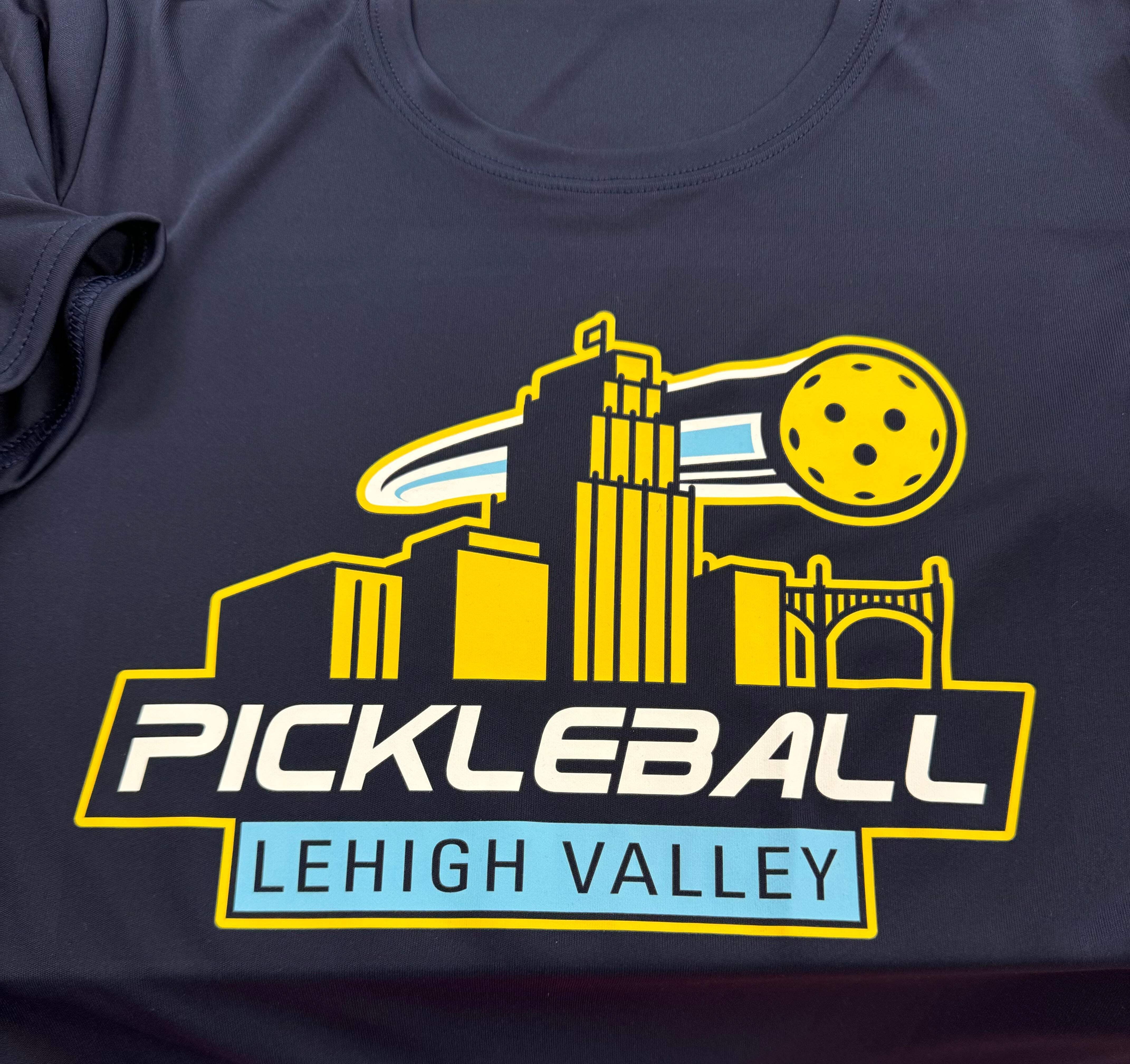 Pickleball Lehigh Valley Performance City View T Shirts - Walmart.com
