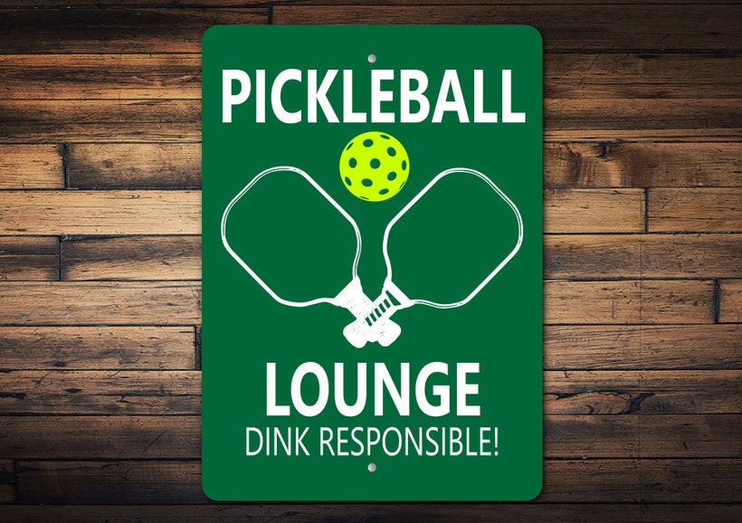 Pickleball Lounge Sign Pickleball Sign Pickleball Player Gift ...