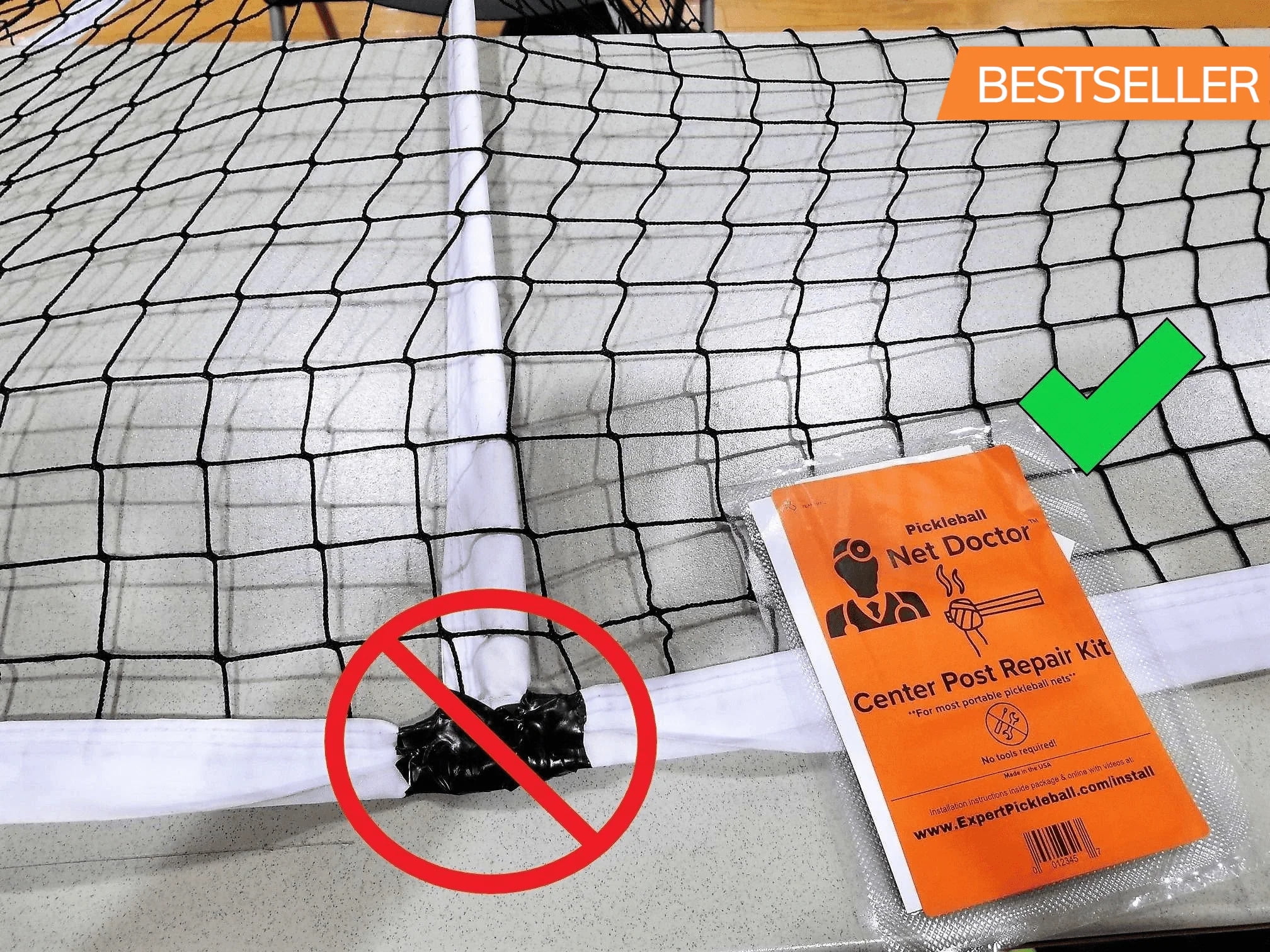 Pickleball Net Doctor (Center Post Repair Kit) - Walmart.com