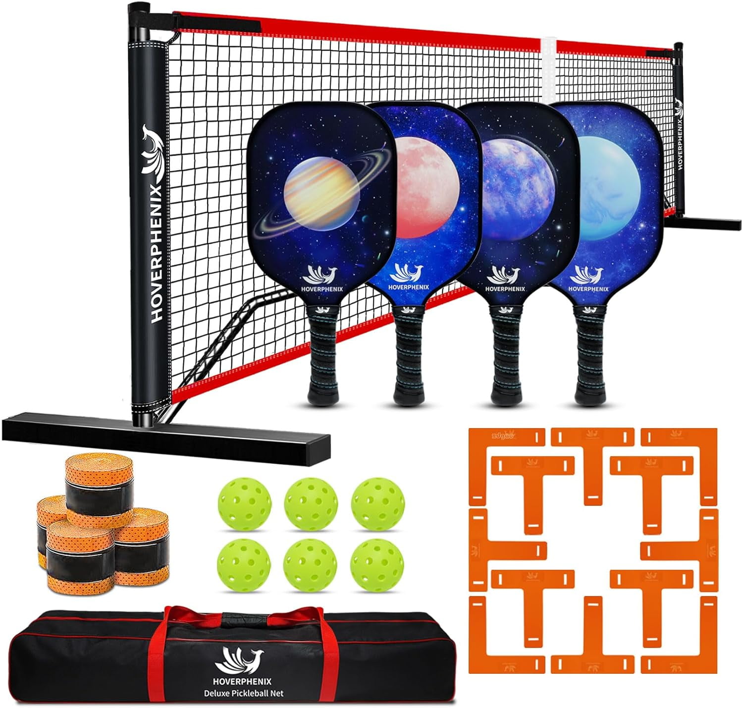Pickleball Net for Driveway, Portable Pickleball Net System with ...