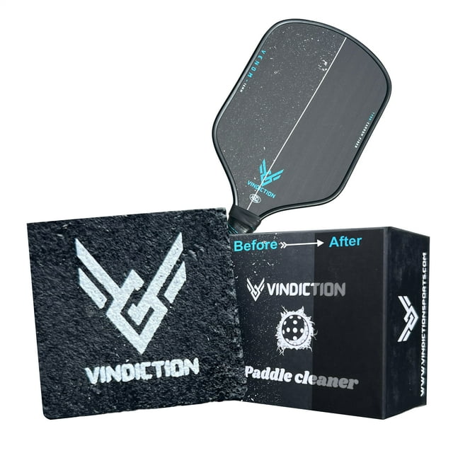 Pickleball Paddle Cleaner, Black Rubber Block Paddle Eraser to Clean ...