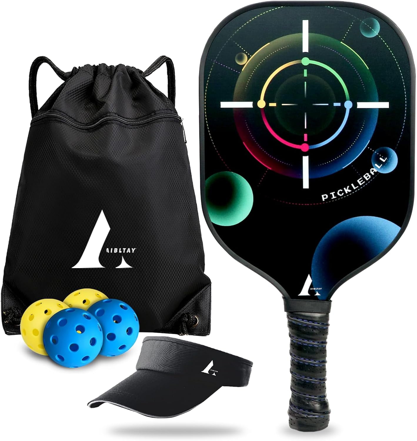 Pickleball Paddle,Fiberglass Surface Polypropylene Honeycomb Core,Non ...