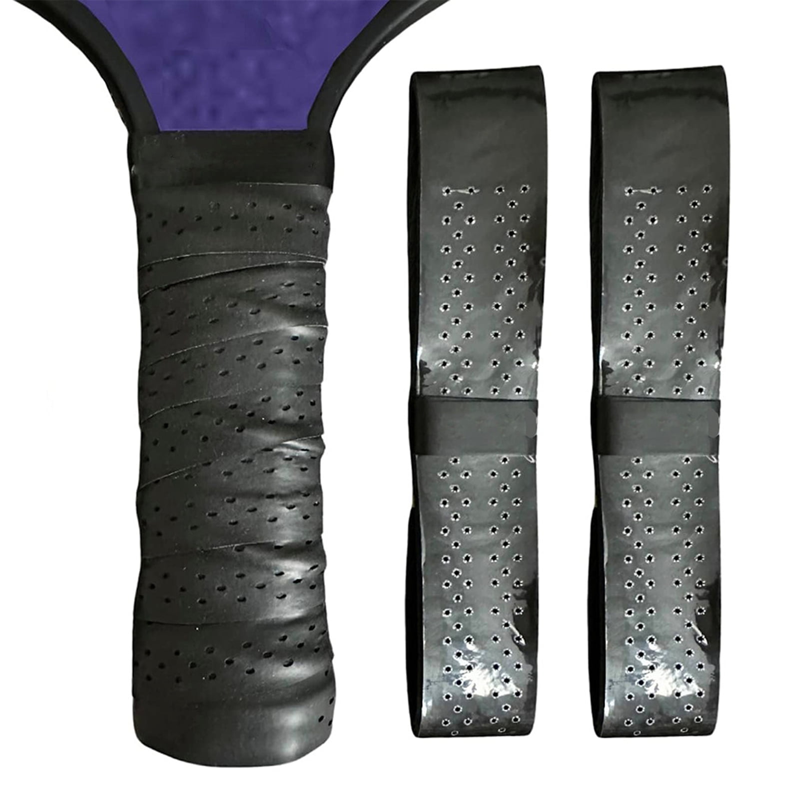 Hariumiu Pickleball Paddle Grip Set, Faux Leather Overgrip Tape ...
