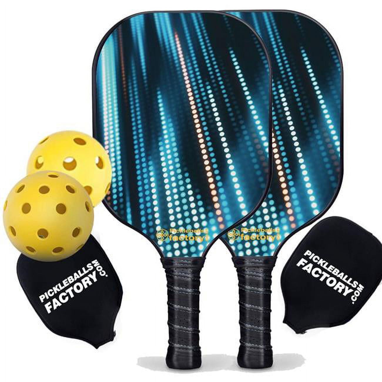Pickleball Paddle Set - Neon Light Pro Pickleball Paddle, Pickle Ball ...