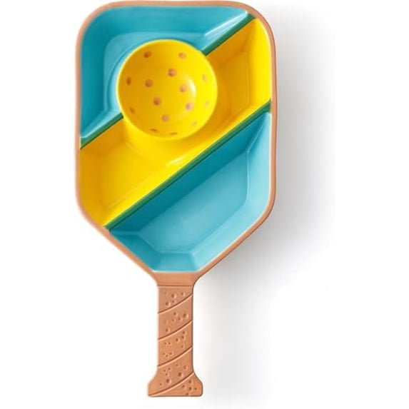 Pickleball Paddle Snack Tray - Cool Pickleballs Serving Tray for Snack ...