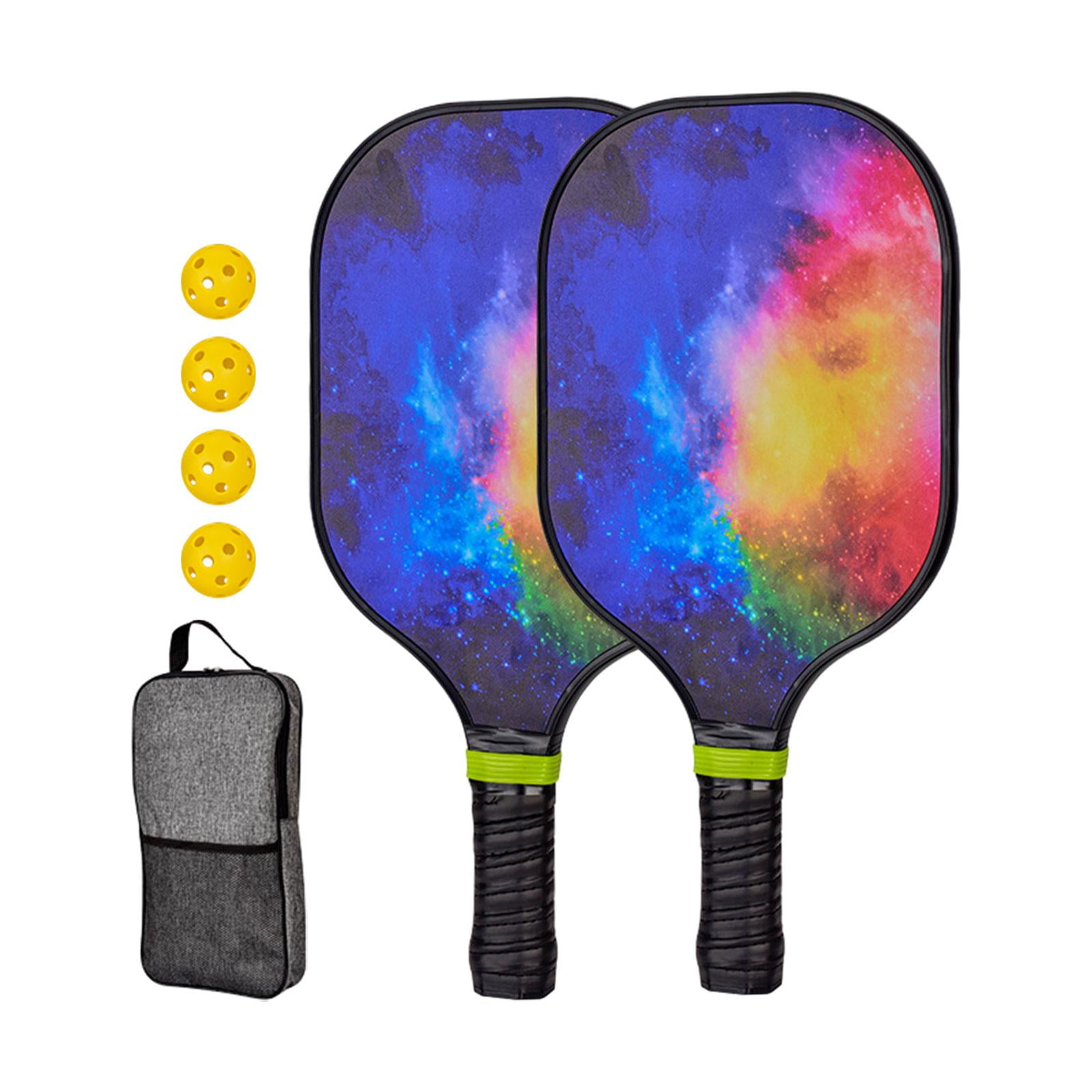 Pickleball Paddles 4 Balls Lightweight Pickleball Rackets for Men Women ...